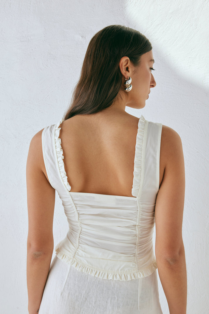 Vida Top White – VRG GRL