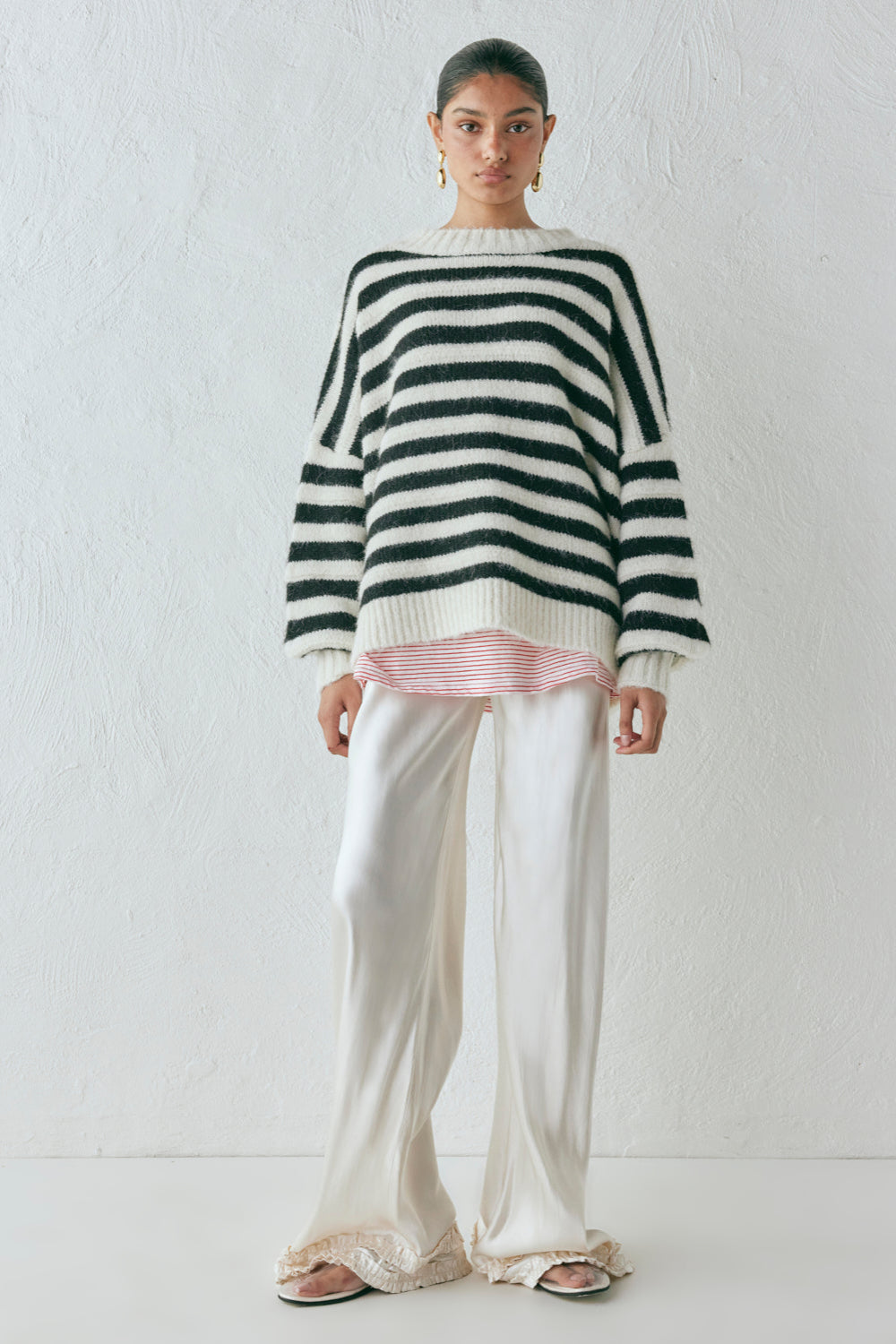 Sam Knit Jumper Stripe – VRG GRL
