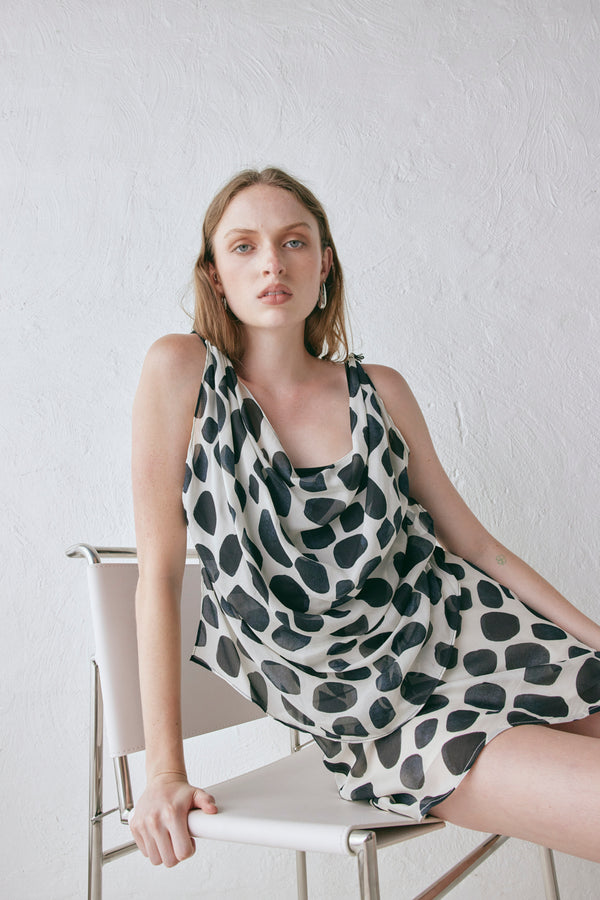 The Way to San Jose Bias Cut Mini Skirt Eni – VRG GRL