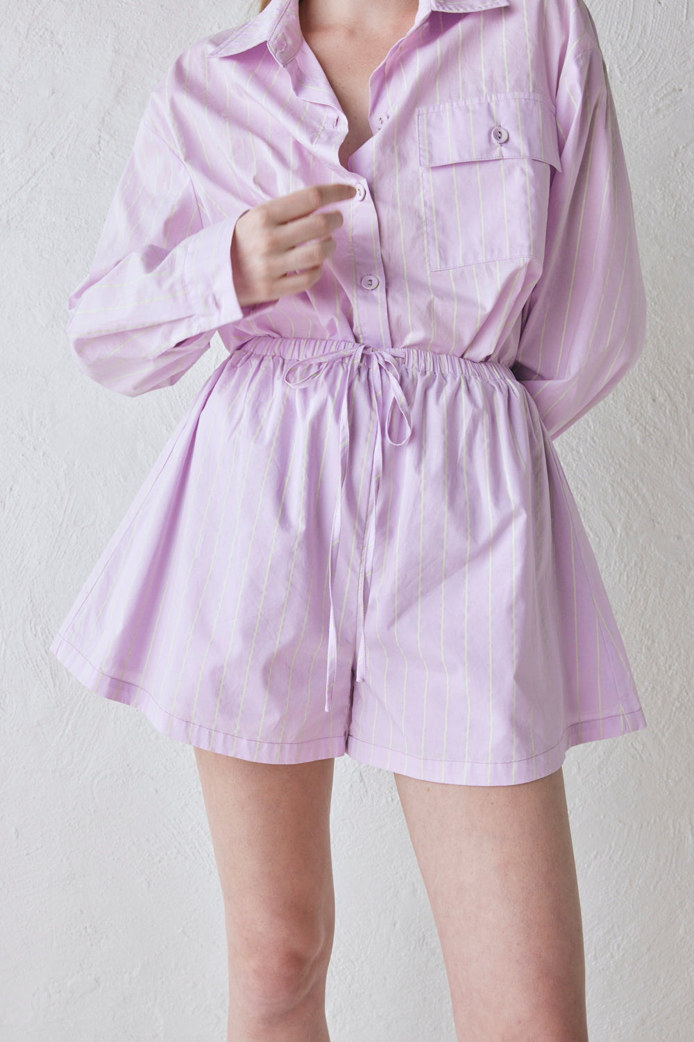 Annika Shorts Lilac Stripe – VRG GRL