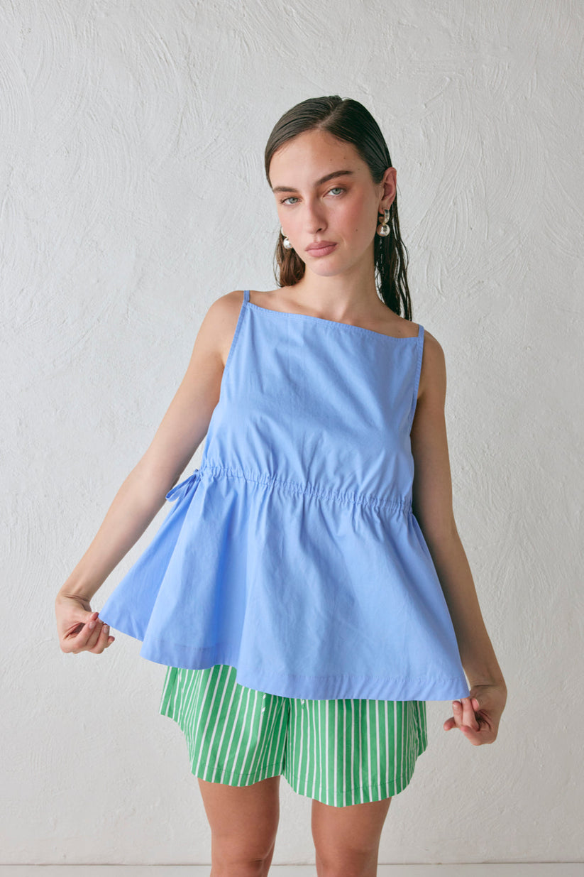 Indi Top Blue – VRG GRL