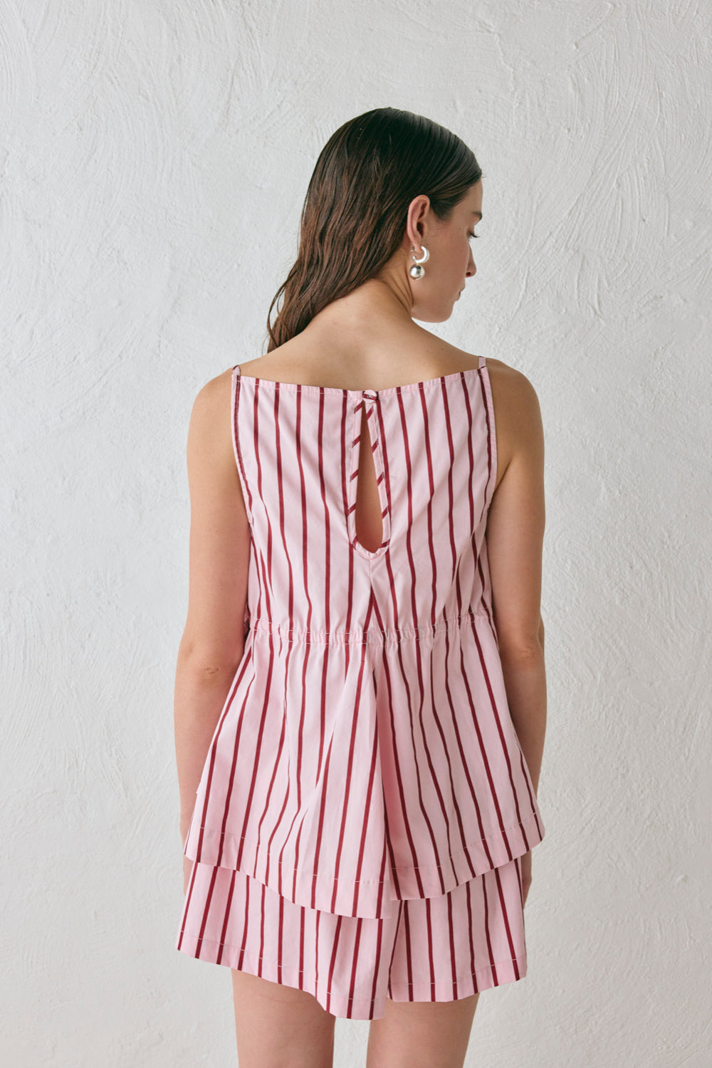 Indi Top Berry Stripe – VRG GRL