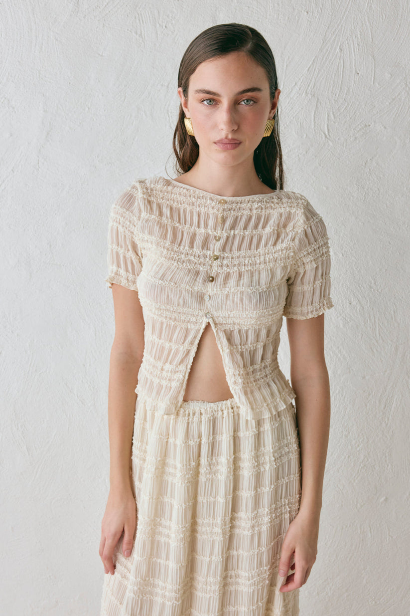 Sofia Top Cream – VRG GRL