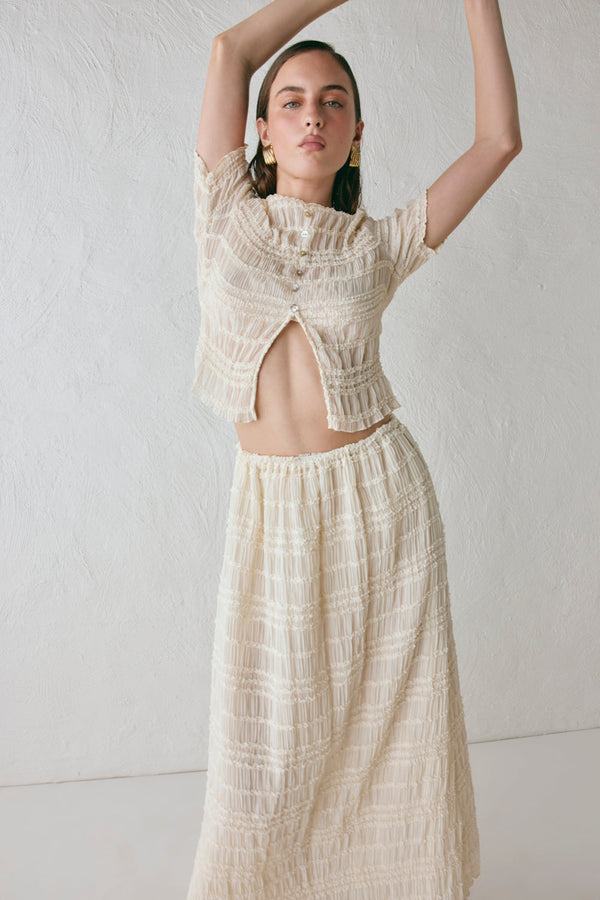 Sofia Top Cream – VRG GRL