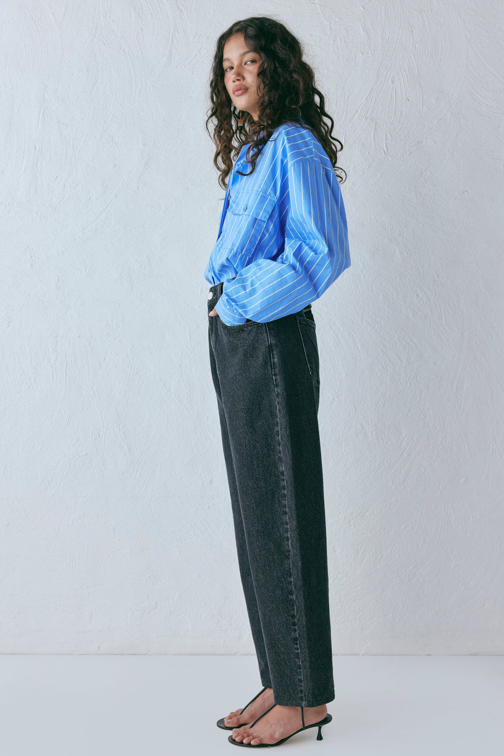 Lex Barrel Denim Jeans Washed Black – VRG GRL