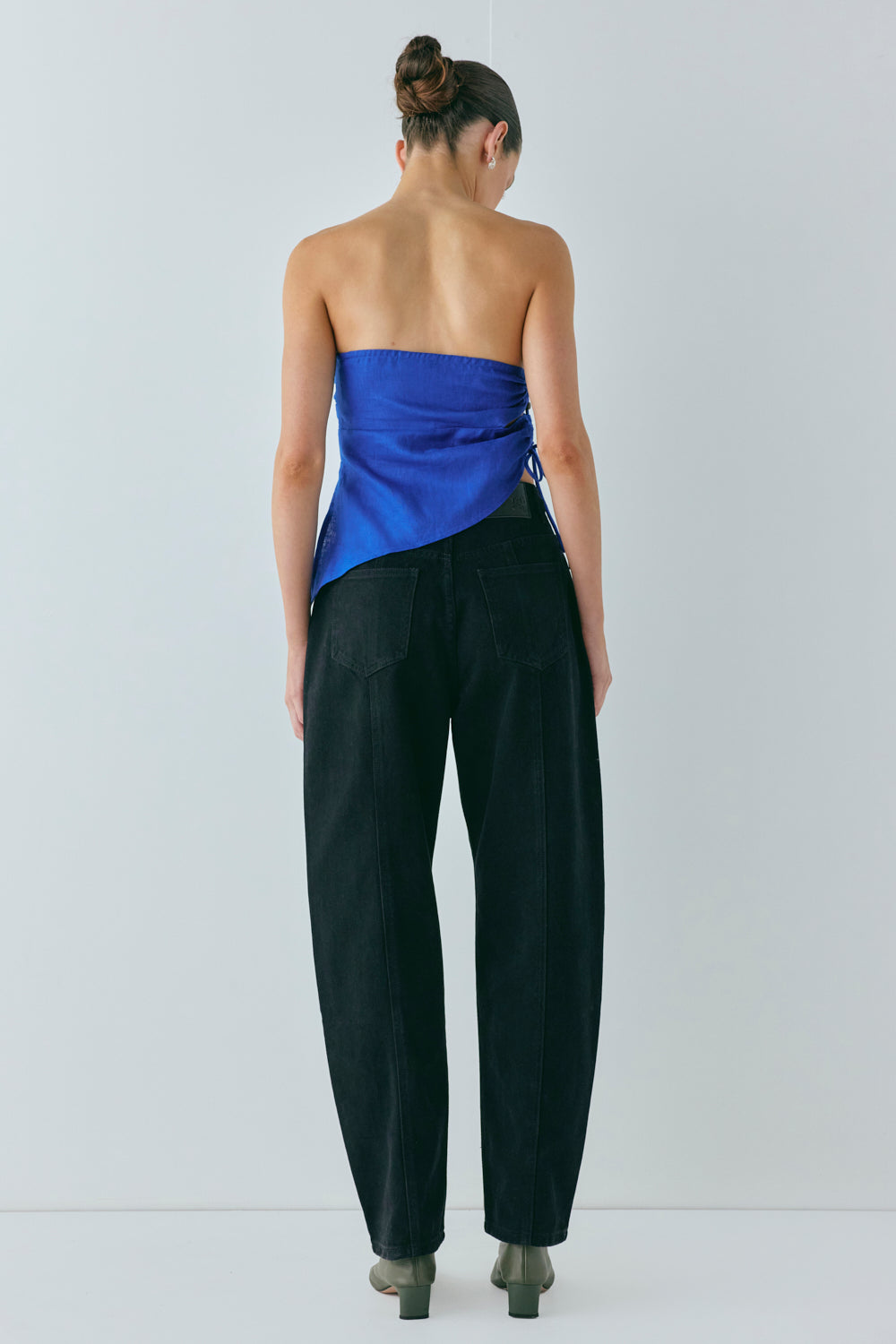 Sunrays Linen Top Royal Blue – VRG GRL