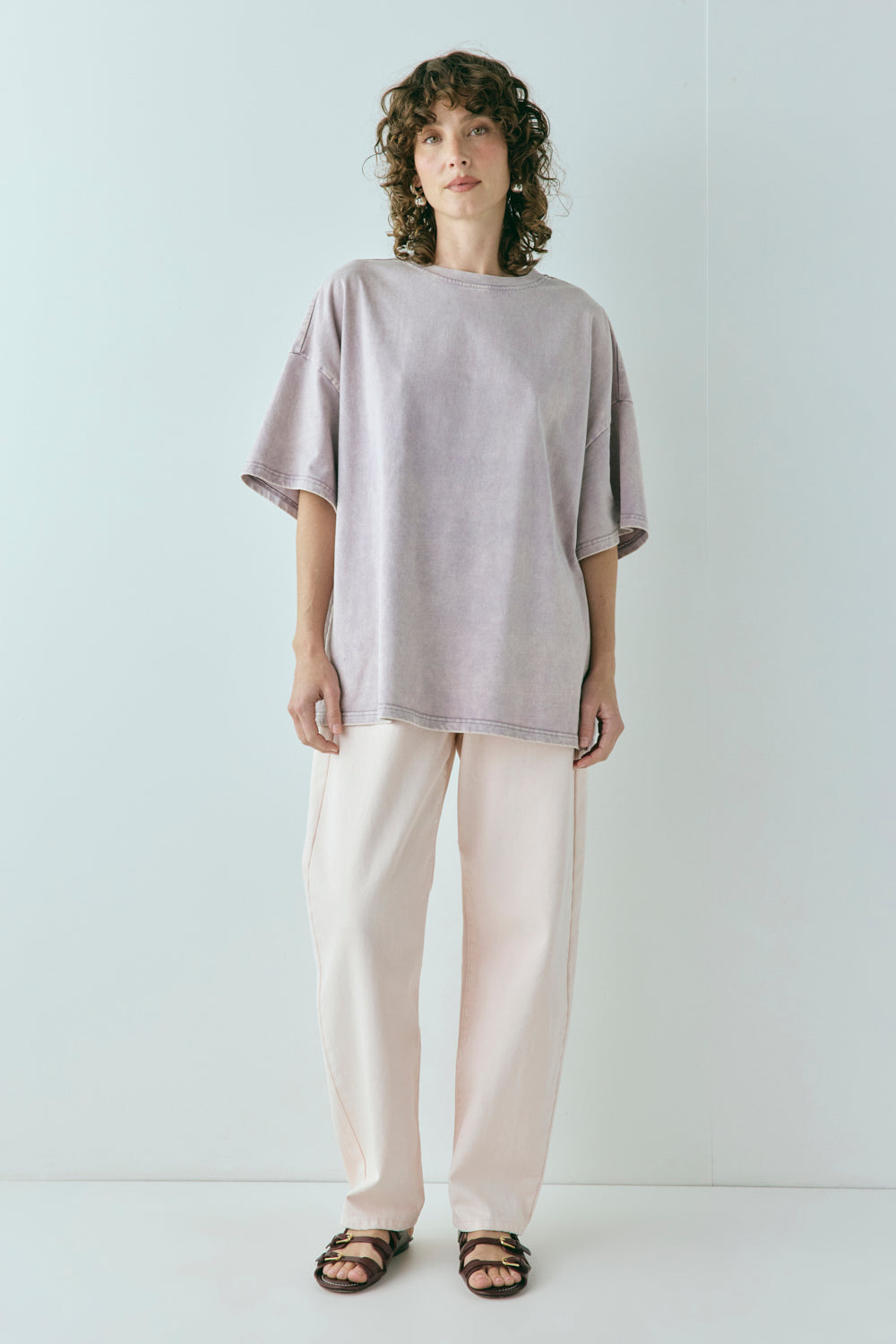 Willow Tee Chalk Mauve – VRG GRL