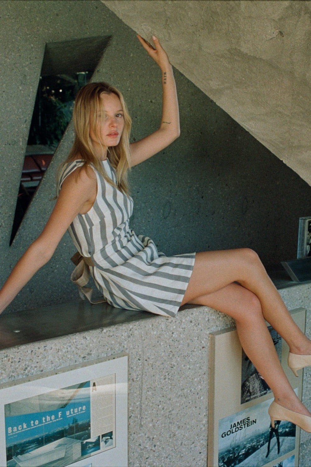 Lea Mini Dress Tide – VRG GRL