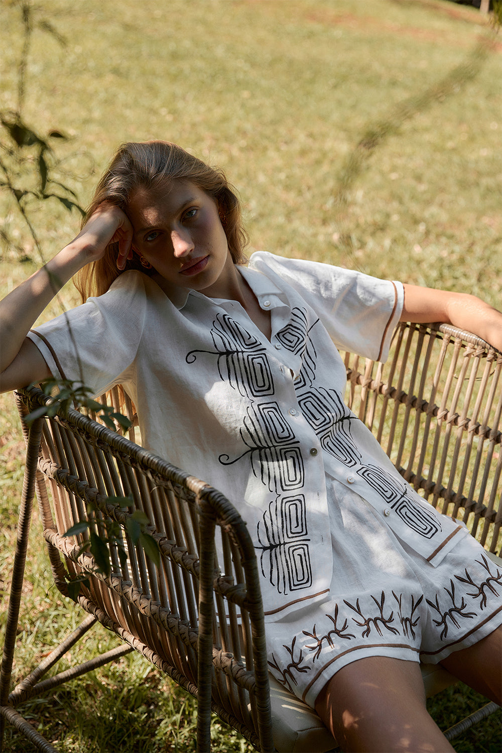 Terra Linen Shirt X Emma Rushton – VRG GRL